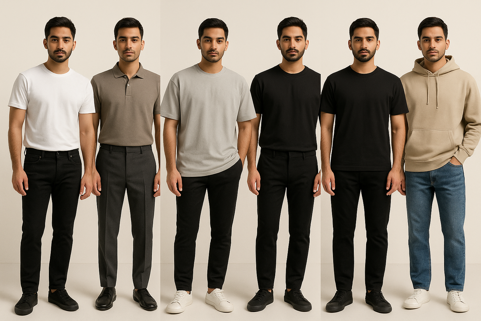 Top 5 Minimal Everyday Outfits for Men in Pakistan | YK Clothing